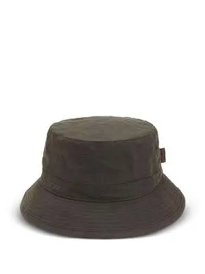 Barbour Embroidered Logo Narrow Brim Hat - Green