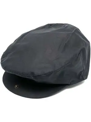 Barbour Classic Cotton Waxed Hat - Navy