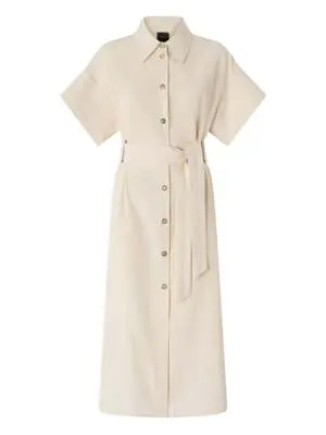 Pinko Elegant Mini Dress For - Beige