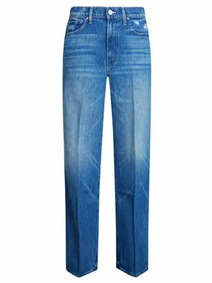MOTHER The Ditcher Roller Zip Skimp Mini Skirt - Denim