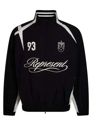 REPRESENT Woven Track Star Jacket - Nero