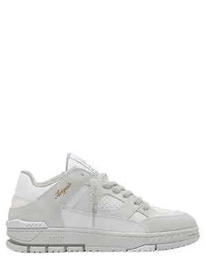 Axel Arigato Area Lo Brushed-suede And Leather Low-top Trainers - White