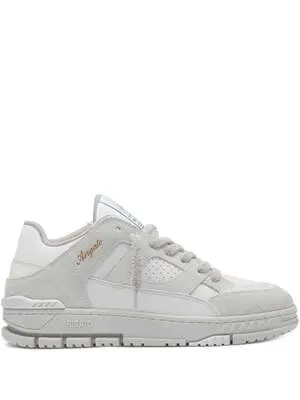 Axel Arigato Area Lo Brushed-suede And Leather Low-top Trainers - White