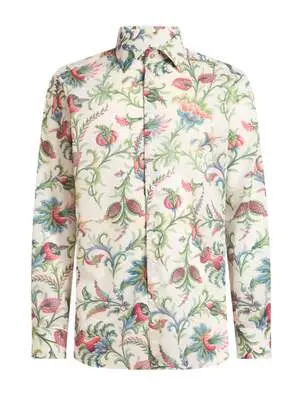 Etro S Floral Print Button-up Shirt - Multicolor