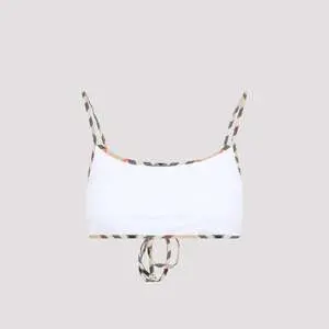 Burberry Starla Top Bikini - White