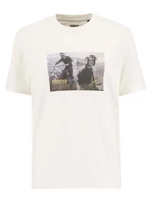 BARBOUR INTERNATIONAL Graphic Crewneck T-shirt - White