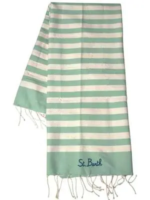 MC2 SAINT BARTH Casual Beachwear Mini Shorts - Green