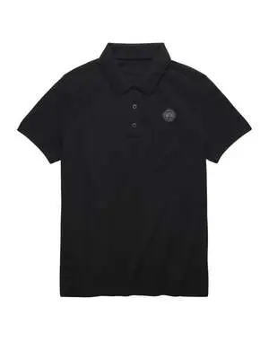 Canada Goose Beckley Tonal Label Polo Shirt - Black