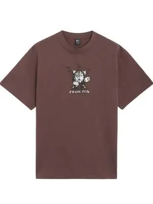 BRAIN DEAD Iconic Mini Tee For P26 Season - Brown