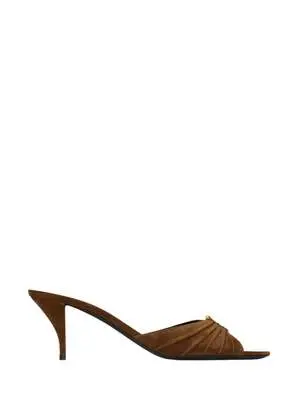 Saint Laurent Elegant Heel Shoes For - Brown