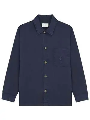 Saint Laurent Classic Utility Shirt For - Navy