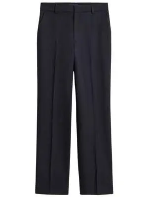 Soeur 100% Virgin Wool Tailored Trousers - Navy