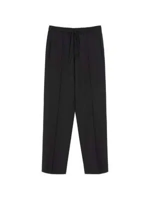 Valentino Garavani Tailored Wool-mohair Drawstring Waist Trousers