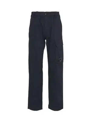 C.P. COMPANY Cargo Trousers With Lens Detail - Navy