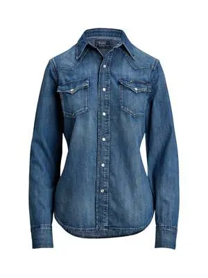 Ralph Lauren Classic Denim Shirt - Denim Blue