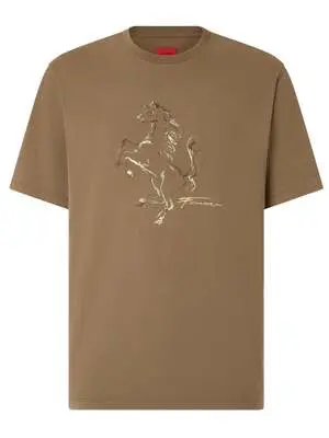 FERRARI Classic T-shirt - Kaki