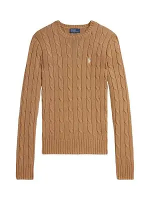 Ralph Lauren Classic Cotton Sweater For P26 Season - Beige
