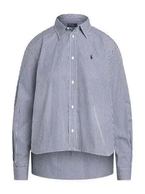 Ralph Lauren Striped Cotton Button-up Shirt - Navy
