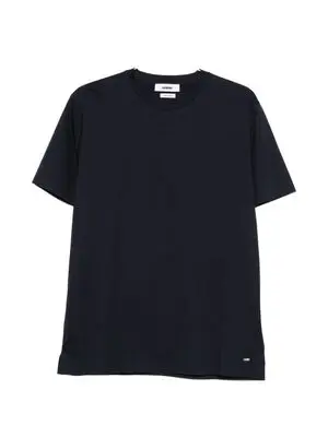 HESKIMO Round Neck Short Sleeve T-shirt With Tonal Stitching