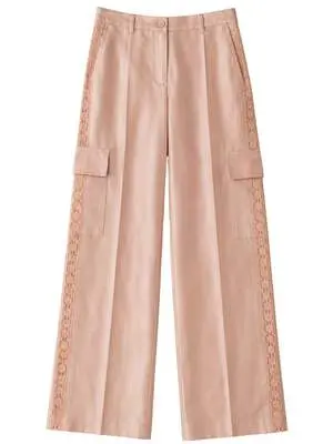 BLUGIRL Trendy Trousers Stylish Fit - Beige