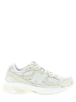 COMME DES GARCONS HOMME X NEW BALANCE Low Top Mesh And Leather Sneakers - White
