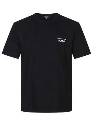 Comme Des Garçons Casual Mini Graphic Tee For - Black