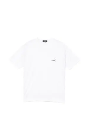 Comme Des Garçons Comme Des Garcons Homme Logo Print Short-Sleeve T-Shirt White