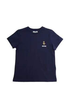 Moschino Mini Embellished Short Sleeve T-shirt - Navy