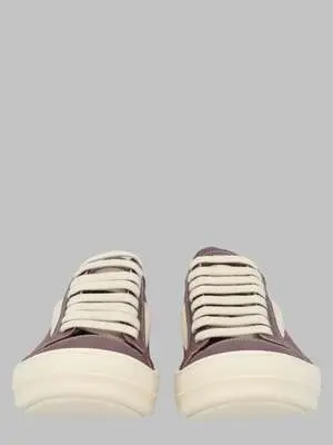 Rick Owens Leather Sneaker - Bordeaux