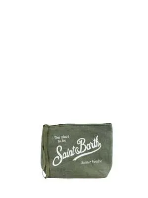 MC2 SAINT BARTH Trendy Mini Beach Bag For - Green