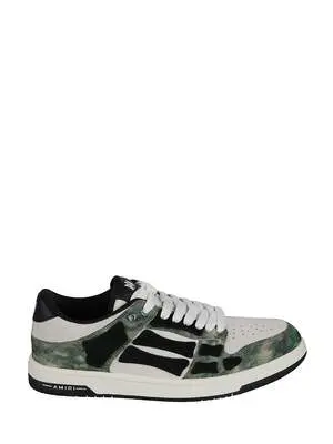 Amiri Camo Skel Top Low Sneakers