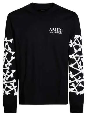 Amiri Mini Bones Stacked Graphic T-shirt