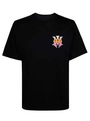 Amiri Ample-fit T-shirt With Logo Graphic - Nero