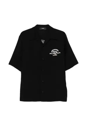 Amiri Eagle Camp Shirt - Black