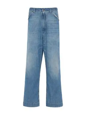 MAISON MARGIELA Wide-leg Jeans - Navy