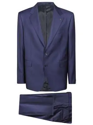 Tagliatore Sophisticated Wool Suit For - Navy
