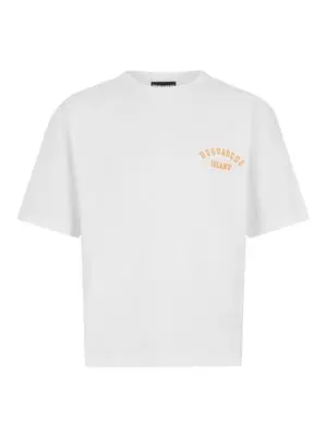Dsquared2 Vintage Dyed Loose Fit T-shirt - White