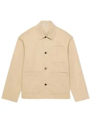 JW Anderson Button Fastening Chest Pocket Logo Coat