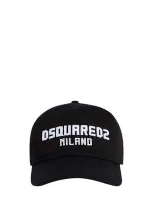 Dsquared2 Distressed Logo Baseball Cap - Black