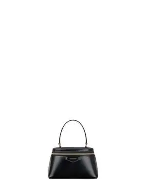 Givenchy Antigona Vanity Bag In Box Leather With Chain - Black