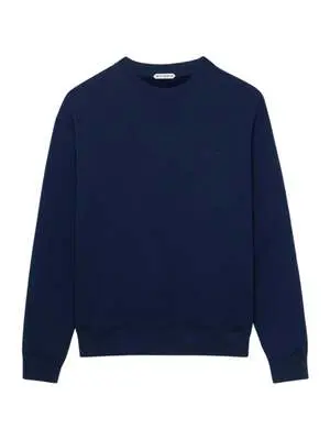 JW Anderson Embroidered Logo Crew Neck Long Sleeve Sweater
