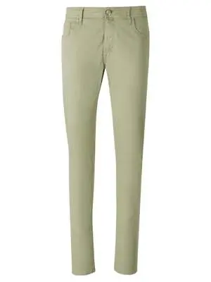 Jacob Cohen Slim Cut Jeans With Embroidered Logo - Green