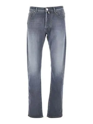 Jacob Cohen Straight Leg Jeans - Black