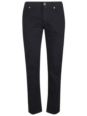 Jacob Cohen Classic Button-down Slim Fit Jeans With Five Pockets