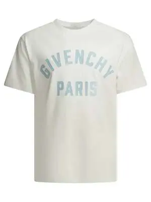 Givenchy Short Sleeve Crethestanesedew Neck T-shirt - White