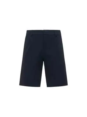 K-WAY Casual Front Fastening Shorts With Belt Loops - Navy