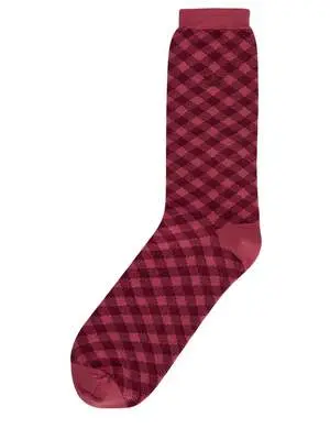WALES BONNER X ADIDAS Patterned Crew Socks - Pink