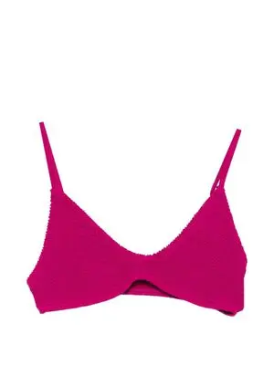 Bond Eye Mini Recycled Nylon Swimwear Top - Fuxia