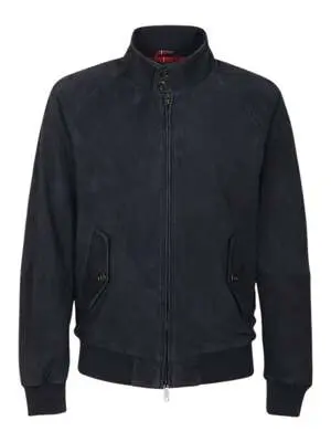 BARACUTA Premium Leather Coat P26 Season - Navy