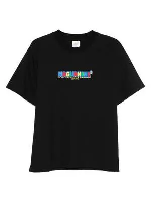 MAGLIANO Logo Print Short Sleeve T-shirt - Black